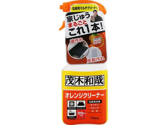 【商品説明】換気扇、コンロ周り、魚焼きグリル、キッチンの壁などのギトギト油汚れもすっきり落とします。天然由来成分99％、オレンジオイル配合の万能洗剤です。スプレーし5分ほど置いて洗い流すことで除菌もでき、菌の臭いも消し去ります。（全ての菌を...