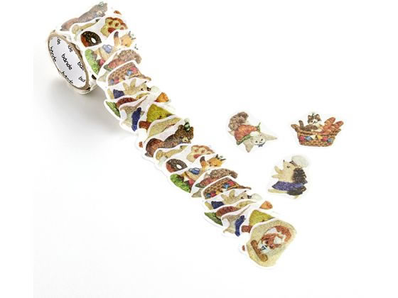 【商品説明】めくるたびに現れるいろんな絵柄が楽しい、1枚ずつめくれるマスキングテープです。手帳、ノート、メッセージカードなどのデコレーションが楽しめます。【仕様】●絵柄：11柄●巻枚数：99枚●サイズ（1枚あたり）：約高さ30〜35×幅22...