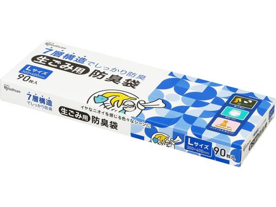 【商品説明】イヤなニオイを外に漏らさず、室内のニオイのお悩みを解決します。生ごみやおむつ、ペットのふんの処理など様々なシーンで大活躍します。口を結んでそのままゴミ箱へ捨てられます。袋のカラーはホワイトです。【仕様】●色：ホワイト●サイズ（1...