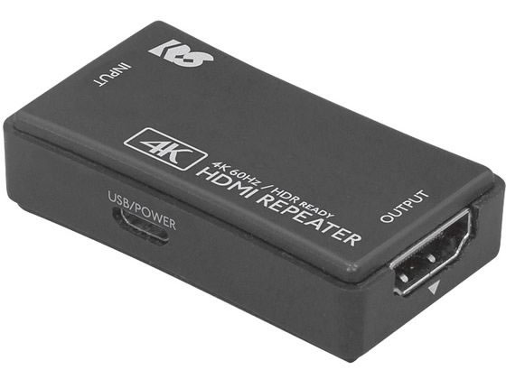 【商品説明】●4K映像を最大15m、フルHDなら35mまで延長可能●HDR、HDCP　1．4／2．2対応●ビデオ帯域　18Gbps●USB給電ケーブル（150cm）付属【仕様】●対応ディスプレイ：HDMI入力端子を搭載したテレビ、パソコン用...