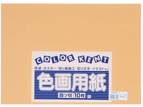 【商品説明】再生色画用紙【仕様】●紙寸法（縦）［mm］：540●紙寸法（横）［mm］：390●紙寸法：540×390mm●画用紙紙厚：185μm●紙厚：約0．185mm●坪量：122．1g／m2●四六判換算［kg］：105●色：うすちゃ●規...