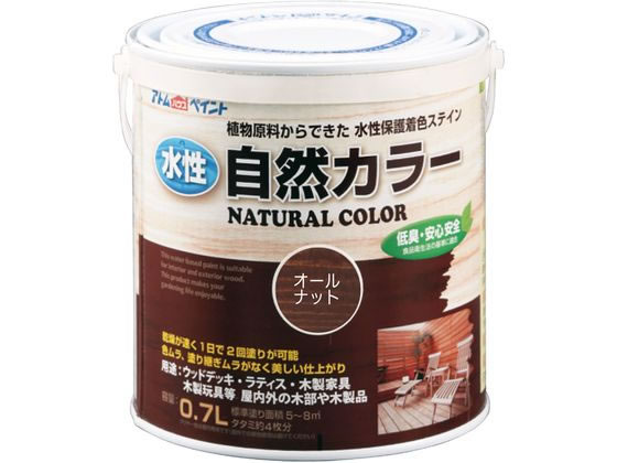 【商品説明】●植物原料からできた安全性の高いステイン塗料。●食品衛生法の基準に適合しており、木製玩具にも使えます。●水性化により、自然塗料の欠点であった乾燥時間を大幅短縮。●薬剤不使用なのでペットや小さいお子様にも安心です。●木製ベンチなど...