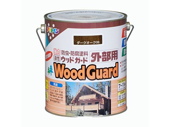 【商品説明】●シロアリ、キクイムシなどに対して長期間強力な防虫効果を発揮します。●腐れ、カビなどに対して長期間強力な防腐・防カビ効果を発揮します。●耐水性、耐光性に優れた着色顔料の配合により、長期間鮮明な色を保ちます。●木部に深く浸透し、内...
