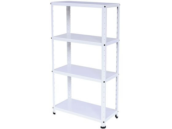 【商品説明】●室内や狭いスペースの有効活用に間口61cm×奥行31cm×高さ118cmタイプ棚板3段耐荷重（静置平均荷重）50kg●段・狭いスペースの有効活用に最適です●組立簡単1コーナーにボルト1本、棚板の各コーナーがL型取付金具とボルト...
