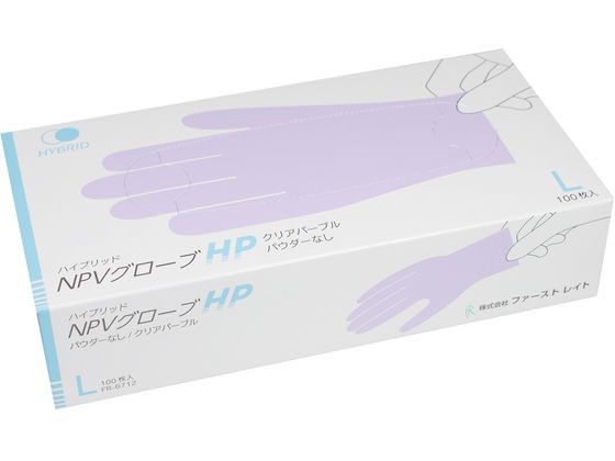 【商品説明】従来のプラスチック手袋に比べ約1．5倍の伸縮性があります。（当社比）パウダーなしのため、粉に敏感な方、ラテックスアレルギーの方向けの手袋です。【仕様】●サイズ：L●全長：235±5mm●手甲幅：105±2mm●ハイブリッド●パウ...