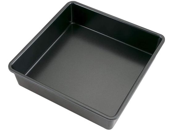 【商品説明】●フッ素樹脂加工で型ばなれもしやすく、きれいに作れる！　●こびりつきにくくお手入れも簡単！　●自分だけのオリジナルケーキをつくろう！【仕様】●サイズ：21．3×21．3×5．1cm●重量：370g●素材・材質：鉄（シリコーンポリ...
