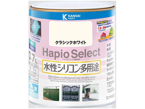 【商品説明】●高耐久アクリル・シリコン樹脂配合だから紫外線・排ガス・雪・酸性雨など外敵から建物を守り、長期間風合い・ツヤを保ちます。●臭いが少なく、乾燥も速く、使いやすい水性タイプ。※乾くと雨や水で流れ落ちる事はありません。●防カビ剤配合だ...