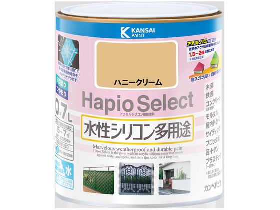 【商品説明】●高耐久アクリル・シリコン樹脂配合だから紫外線・排ガス・雪・酸性雨など外敵から建物を守り、長期間風合い・ツヤを保ちます。●臭いが少なく、乾燥も速く、使いやすい水性タイプ。※乾くと雨や水で流れ落ちる事はありません。●防カビ剤配合だ...