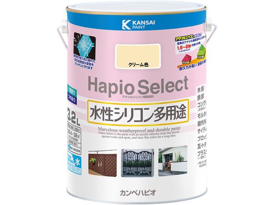 【商品説明】●高耐久アクリル・シリコン樹脂配合だから紫外線・排ガス・雪・酸性雨など外敵から建物を守り、長期間風合い・ツヤを保ちます。●臭いが少なく、乾燥も速く、使いやすい水性タイプ。※乾くと雨や水で流れ落ちる事はありません。●防カビ剤配合だ...