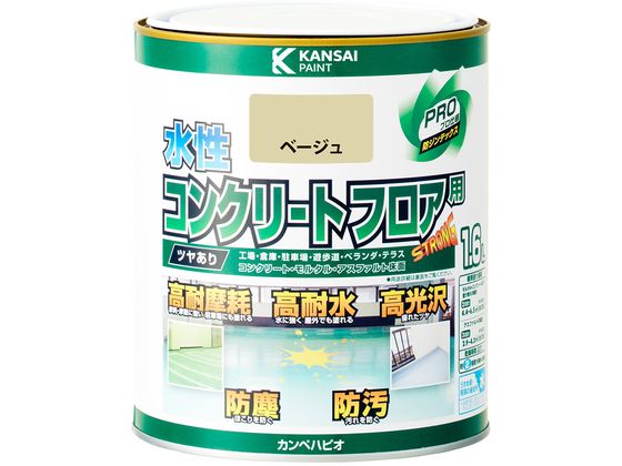 【商品説明】●耐摩耗性に優れ、衝撃に強く、キズがつきにくい為、駐車場や倉庫の床に最適です。●1液架橋型で耐汚性・耐水性・防塵効果に優れ、工場の床も清潔に保ちます。●簡易防水効果があり、雨など、水のしみこみを防ぎます。●高光沢タイプで美しいツ...