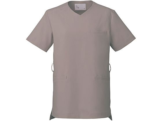 【商品説明】凛とした印象を作るシンプルなVネック。左袖に生地色と同色の［ukaロゴ］刺繍がさりげないアクセント。しっとりと滑らかな肌ざわりと、仕立て映えが特徴の上質感を感じさせる素材。制菌・制電・ストレッチが付与された機能素材。心動かす色を...