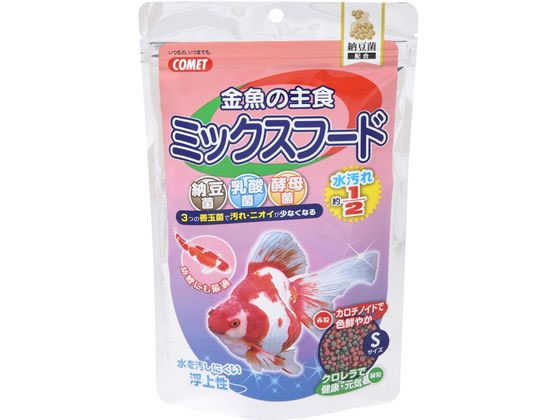 【商品説明】クロレラエキスを配合した緑粒と、カロチノイドを配合した赤粒をミックスした金魚・鯉が健康に育つバランス栄養フードです。3種の善玉菌（納豆菌・酵母菌・乳酸菌）が、消化吸収や排泄物の分解力を高め、水の汚れや嫌なニオイを減らします。【仕...