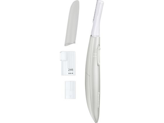 【商品説明】・丸い刃先で肌にやさしい、約0．12mmのうす刃。水なしですっきり剃れる。・肌の凸凹に合わせて動く、密着スイングヘッド。・マユのお手入れができる。マユカバーとマユコーム付き。【仕様】●仕様外形寸法（高さ×幅×奥行）：約156×1...