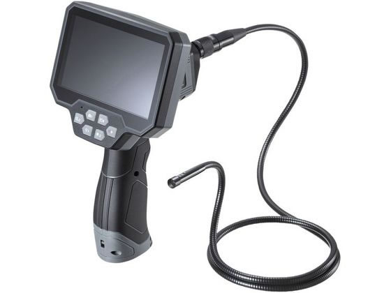 【商品説明】床下や狭い空間を撮影できる工業用内視鏡です。先端と側面にカメラを搭載し、モニターで切替撮影が可能です。5インチLCDで細部まで鮮明に確認でき、1280×720の高解像度で動画も綺麗に撮影できます。直径8mmカメラと先端LEDで暗...
