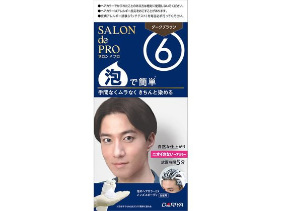 【商品説明】ニオイのない泡タイプの白髪用ヘアカラー。放置5分でムラなくきちんと染めます。まぜる手間のないワンプッシュで簡単。残った分は次にとっておけます。【仕様】●カラー：6（ダークブラウン）［BR●内容量：1剤40g＋2剤40g生産国：日...