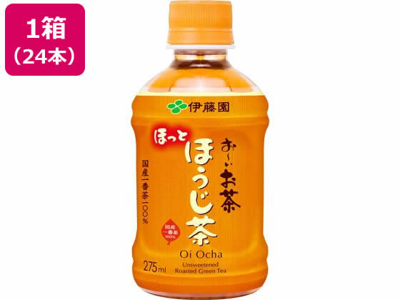 【商品説明】ほうじ茶飲料市場は年々拡大中。競合も参入する中、「お〜いお茶ほうじ茶」は圧倒的No．1。特に大手CVSでは全ホット飲料の中でもNo．1の売上で推移しています。【仕様】●内容量500ml●注文単位：1セット（24本×2箱）●関与成...