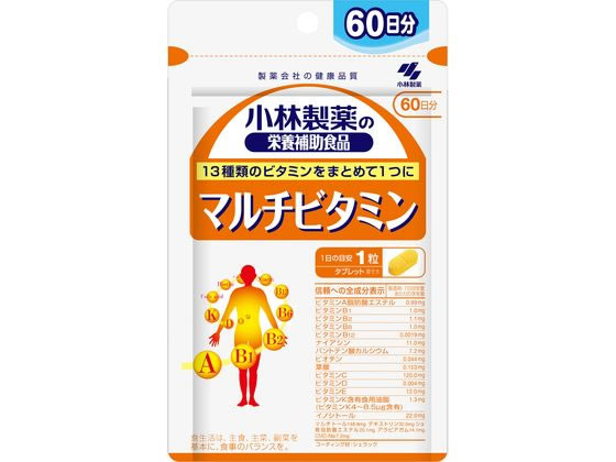 【商品説明】●13種類のビタミンをまとめて1つに●ビタミンA脂肪酸エステル・ビタミンB1・ビタミンB2・ビタミンB6・ビタミンB12・ナイアシン・パントテン酸カルシウム・葉酸・ビタミンC・ビタミンD・ビタミンE・ビタミンK配合【仕様】●内容...