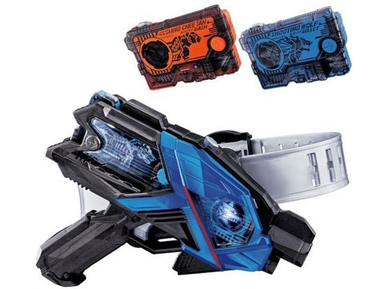 【商品説明】『仮面ライダーゼロワン』よりDXエイムズショットライザーとプログライズキー2種がセットになった「SUPER　BEST　変身ベルト　DXエイムズショットライザー　仮面ライダーバルカン＆バルキリーセット」が登場！「仮面ライダーバルカ...