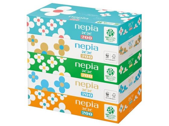 数量限定お一人様1個まで。【商品説明】パルプ100％のボックスティッシュ。使いやすい200組タイプなのでオフィスでもご家庭でもシーンに応じてオールマイティにお使いいただけます。枚数・厚みそのまま、コンパクトになってかさばらず、ちょい置きしや...