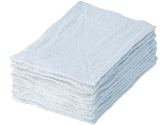 【商品説明】厚手で吸水・耐久性に優れた雑巾です。たっぷり使える10枚組です。【仕様】【仕様】●サイズ：約200x300mm●1枚あたり重量：約48g●材質：綿100％【備考】※メーカーの都合により、パッケージ・仕様等は予告なく変更になる場合...