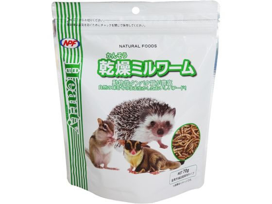 【商品説明】新鮮なミルワームをそのまま乾燥。豊富な動物性たんぱく質を含むミルワームを手軽に。【仕様】ミルワーム【備考】※メーカーの都合により、パッケージ・仕様等は予告なく変更になる場合がございます。【検索用キーワード】ナチュラルペット　なち...