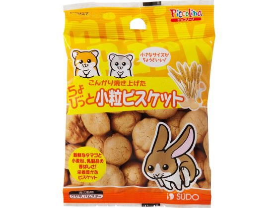【商品説明】ウサギ、ハムスター用のおやつ【仕様】小麦粉、砂糖、ショートニング、鶏卵、脱脂粉乳、食塩、膨張剤、乳化剤、香料【備考】※メーカーの都合により、パッケージ・仕様等は予告なく変更になる場合がございます。【検索用キーワード】すどー　スド...
