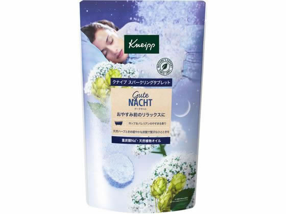 【商品説明】天然ハーブのエッセンシャルオイルを配合した重炭酸Na配合入浴剤。お肌に優しく保湿力の高いオーガニック認証アルガンオイルを配合。生分解性の高い処方でお肌にも環境にも配慮しています。ホップ＆バレリアンの心落ち着く香りでおやすみ前のリ...