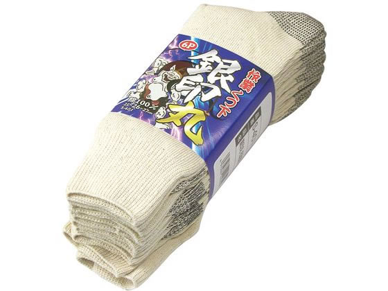 【商品説明】肌触りが良い吸汗性抜群【仕様】●材質：綿100％　●サイズ：25〜27cm【備考】※メーカーの都合により、パッケージ・仕様等は予告なく変更になる場合がございます。【検索用キーワード】おたふく手袋　銀印　キナリ　タビ型　6足組　X...