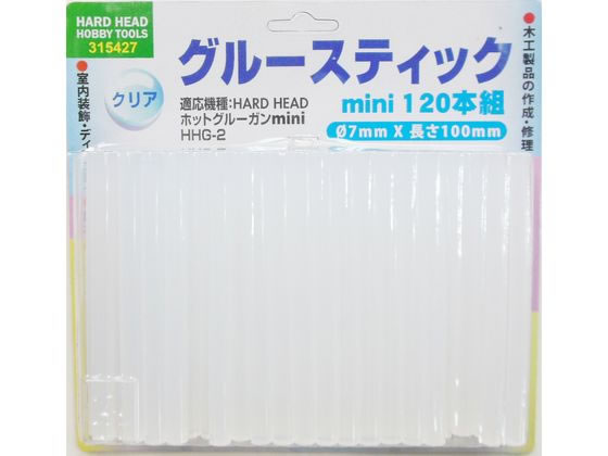 【仕様】●カラー：クリア●サイズ：φ7mm×長さ100mm●軟化温度：90℃●溶融接着温度：165℃●成分：エチレン、酢酸ビニール系樹脂50％・粘着付与剤40％・酸化防止剤10％【備考】※メーカーの都合により、パッケージ・仕様等は予告なく変...