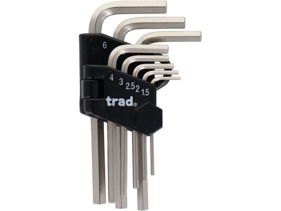 【仕様】●本体サイズ（mm）：縦97×横58×奥行21●重量：105g●セット内容：1．5mm／2．0mm／2．5mm／3．0mm／4．0mm／5．0mm／5．5mm／6．0mm●材質：レンチ：CR−V（クロームバナジウム鋼）、ホルダー：P...