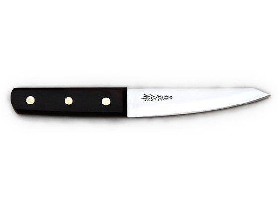【商品説明】研ぎ澄ました刃先に伝統の風格が漂います。【仕様】●全長：255mm●刃渡り：150mm●重量：115g●材質：刀・日本鋼／ハンドル・天然木（ローズ）●パッケージサイズ（mm）：45×285×20【備考】※メーカーの都合により、パ...
