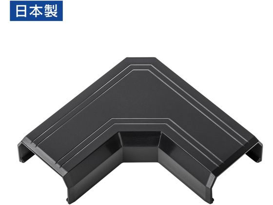 【商品説明】CA−KK22BK用の接続部品でL型タイプです。【仕様】●カラー：ブラック　●サイズ：外寸W55×D55×H14mm　●セット内容：本体×1　●対応ケーブルカバー：CA−KK22BK　●入数：1個　●材質：ASA樹脂【備考】※メ...