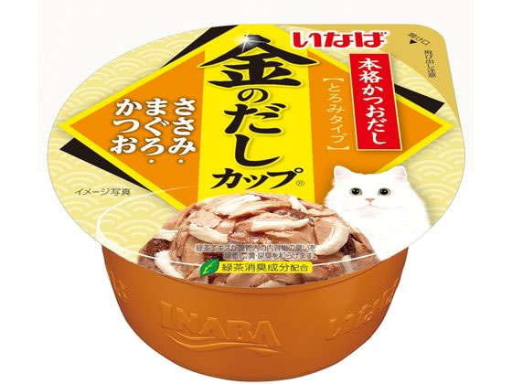 【商品説明】本格かつおだしを加えた、風味豊かなとろみタイプ。【仕様】かつお、まぐろ、鶏肉（ささみ）、かつお節エキス、増粘多糖類、ビタミンE、タウリン、緑茶エキス【備考】※メーカーの都合により、パッケージ・仕様等は予告なく変更になる場合がござ...