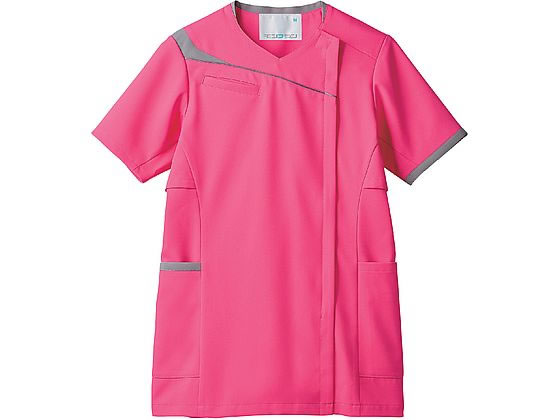 【商品説明】肩口スナップで着脱しやすく、ストラップ保持機能や内ポケット、脇下通気など実用性抜群。バイカラーのアシンメトリーなデザインが特徴です。適度なハリと伸縮性で、綺麗なシルエットを保ちつつ動きにフィット。制菌・透け防止・吸汗・制電・防汚...