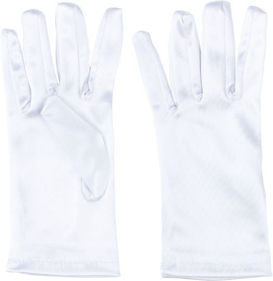 【商品説明】手元まで華やかに！上品な光沢サテンの白グローブ！光沢のあるストレッチサテン生地を使用した白手袋です。高級感がありながらもしっかり伸びて手にフィットします。ダンスや発表会などの動きのある場面でもズレにくく、華やかな印象を演出します...
