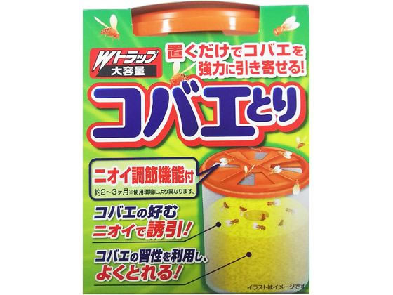 【商品説明】●置くだけでコバエを強力に引き寄せる誘引駆除マットで、簡単に誘引捕獲し殺虫します。●とまり木にとまる、上に登る、中に潜り込むなど、コバエの習性を利用した容器設計で大量捕獲。●コバエの好む色と香りで誘引。●効果は約2〜3カ月間持続...