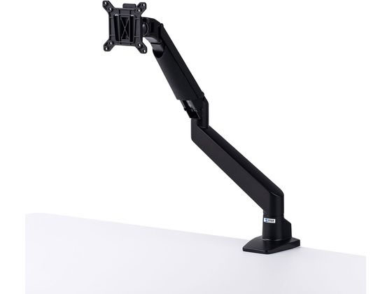 【商品説明】クランプ式とグロメット式の2通りの取り付け方法が選べるモニターアームです。水平アームとガスシリンダー内蔵の垂直アームを組み合わせ、スムーズな高さ調整が可能です。目線に合わせて位置を調整でき、2〜10kgのディスプレイに対応してい...
