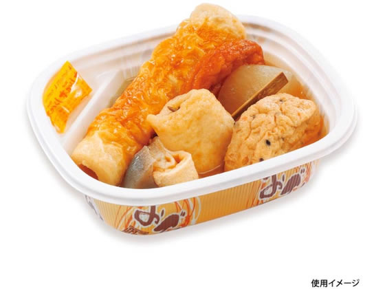 【商品説明】からしなどを入れる仕切り付き。耐熱性・断熱性に優れたBF素材（PP入り低発泡ポリスチレン）を使用しているため、電子レンジOKです。耐熱温度：105℃。容量：560cc。※蓋は別売り。【仕様】●サイズ：183×147×60mm材質...