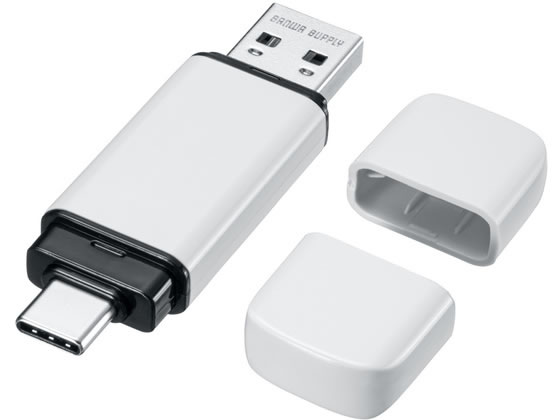 【商品説明】USB　Type−CとUSB　Aのデュアルコネクタを備え、さまざまな機器に接続できるUSBメモリです。USB　5Gbps（USB　3．2　Gen1）対応の高速転送が可能で、Windows・Mac両対応です。iPhoneやiPad...
