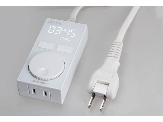 【商品説明】●電気器具をタイマーでコントロール●時間表示オートオフ、時間表示明るさ調整。●安心・安全設計：スイングプラグ・トラッキング防止・常時通電機能・停電時バックアップ・雷ガード機能。●1度の設定で毎日繰り返し電気の入切が設定が可能。●...