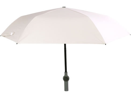 【商品説明】風量UP！傘のシャフトから風が出てくる新機構！強い日差しや急な雨にも対応できる、折りたたみ式の日傘です。夏は日傘とハンディファンでどうしても両手が塞がってしまう…そんなお悩みが解決！日傘とハンディファンを二個持ちするより軽量かつ...