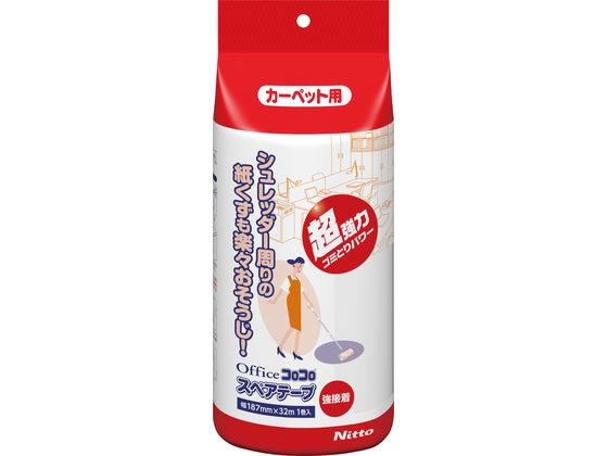 【仕様】●サイズ　幅187mm×32m●材質　テープ：すじ塗り粘着加工紙●備考　特殊ミシン目入り・内径76．5mm【備考】※メーカーの都合により、パッケージ・仕様等は予告なく変更になる場合がございます。【検索用キーワード】ニトムズ　Nito...