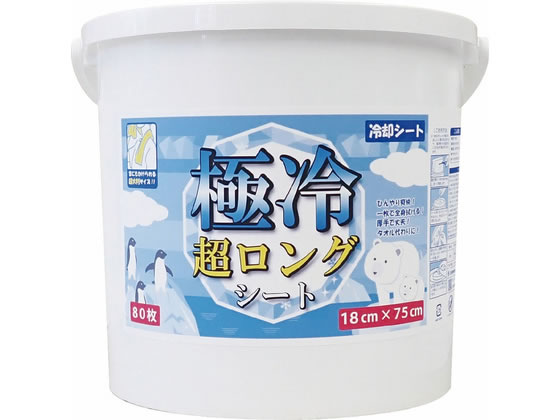 【商品説明】18×75cmの超ロングシートは厚手で柔らかく、お肌に優しいメッシュタイプ。清涼感を出すメントール、ベタつきを抑えられるパウダー、においが気にならない無香料。【仕様】●素材・材質：パルプ、レーヨン（天然由来繊維100％）●原産国...