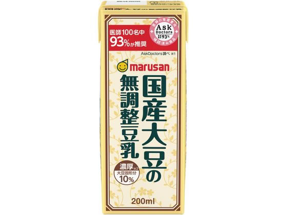 【商品説明】大豆たんぱく質と大豆イソフラボンが摂れる、無調整豆乳です。国産大豆100％使用、大豆固形分10％の濃厚（※）タイプです。（※同メーカー有機豆乳無調整（大豆固形分9％）と比較）【仕様】●原材料：大豆（国産）（遺伝子組換えでない）●...