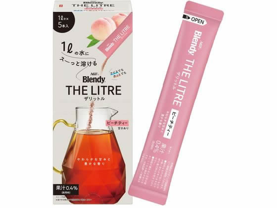 【商品説明】水をまぜればすぐできる、ストックにも便利なパウダータイプのピーチティー。やわらかな甘みと豊かな香りが特長です。【仕様】●スティック●注文単位：1箱（5本）【備考】【賞味期限2026.9月】【検索用キーワード】味の素　AGF　味の...