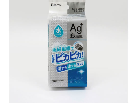 【商品説明】マイクロファイバー極細繊維でお風呂ピカピカ！【仕様】●サイズ：約83×43×160mm●材質：スポンジ／ポリウレタン、クロス／ポリエステル・ナイロン、ネット／ポリエステル●注意事項：※使用する前に必ず水で濡らしてください。水なし...