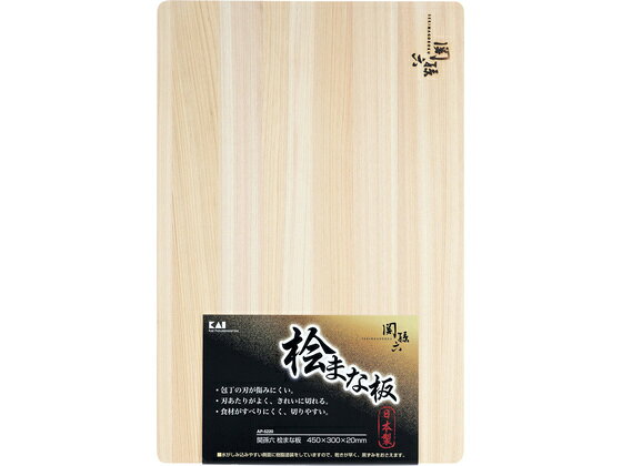 【商品説明】刃あたりがよく、包丁の刃が傷みにくいのが特徴です。側面に樹脂加工をしているため、乾きが早く黒ずみをおさえます。【仕様】●商品本体サイズ：幅30×奥行45×高さ2cm●商品重量：1220g●材質：本体／桧●梱包形態：PP袋【備考】...