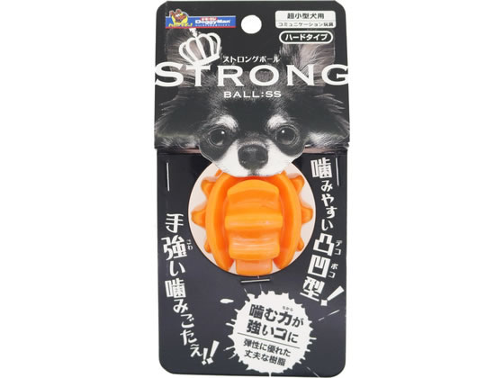【商品説明】超小型犬でもしっかり噛める、凸凹型のボール。歯が立たないほど、強い弾力！！噛む力が強いコ、硬いおもちゃを噛むのが大好きなコにオススメな、ハードタイプのコミュニケーション玩具。弾性に優れた丈夫な樹脂を使用。【仕様】●材質／合成ゴム...