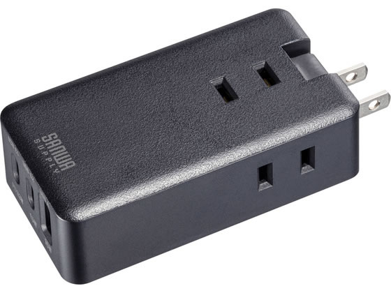 【商品説明】AC3個口に加えUSB　Type−C×2とUSB−A×1を搭載し、最大6台の機器を同時に接続できます。PD33W対応のType−Cポートでスマホやタブレットを急速充電可能です。手のひらサイズのコンパクト設計で持ち運びに便利で、ス...
