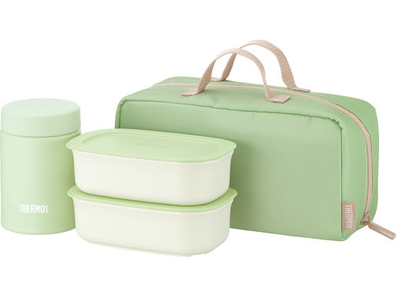 【商品説明】200mlのスープジャーとお弁当箱2個がセット！食べる量にあわせて選べる2サイズ。専用ポーチ付き。スープジャーと容器をまとめて収納。ポーチは手洗いOK！ごはん容器やおかずは常温で、スープジャーは温かいスープや冷たいデザートOK！...